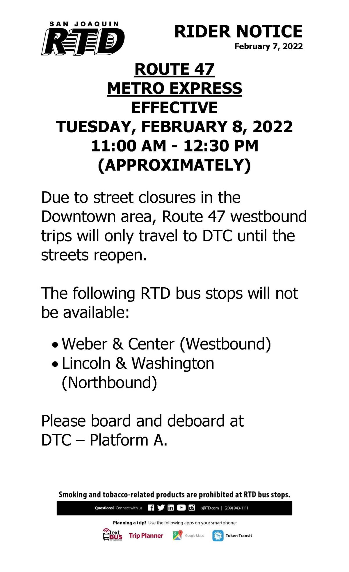 Rider Alerts - San Joaquin Regional Transit District