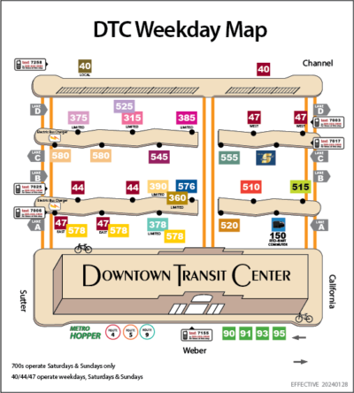 Platform Maps - San Joaquin Regional Transit District