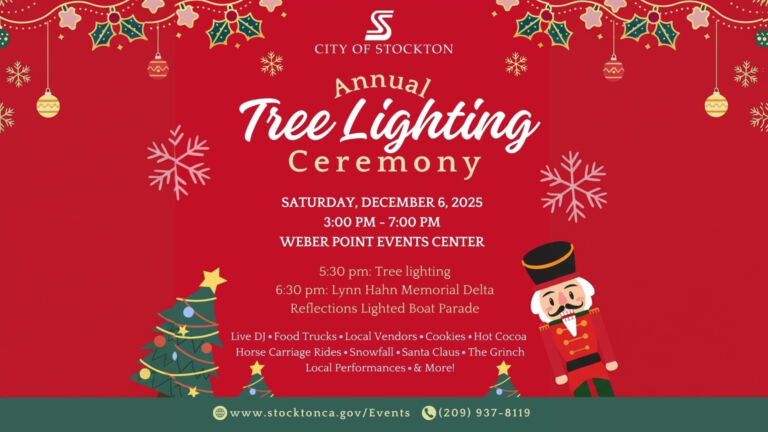 Annual Tree Lighting Ceremony at Weber Point - San Joaquin Regional ...